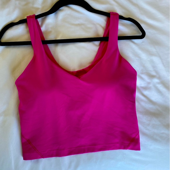 lululemon athletica | Tops | Authentic Sonic Pink Align Tank | Poshmark